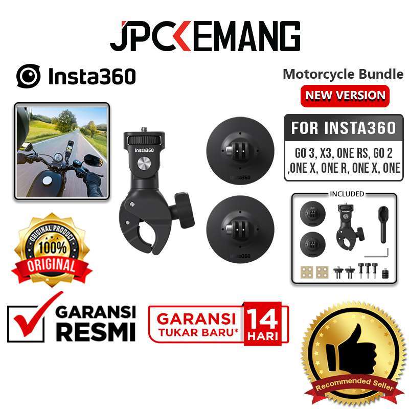 Promo Jpc Kemang Insta360 Motorcycle Bundle New Version For Insta 360 Action Camera Original ...