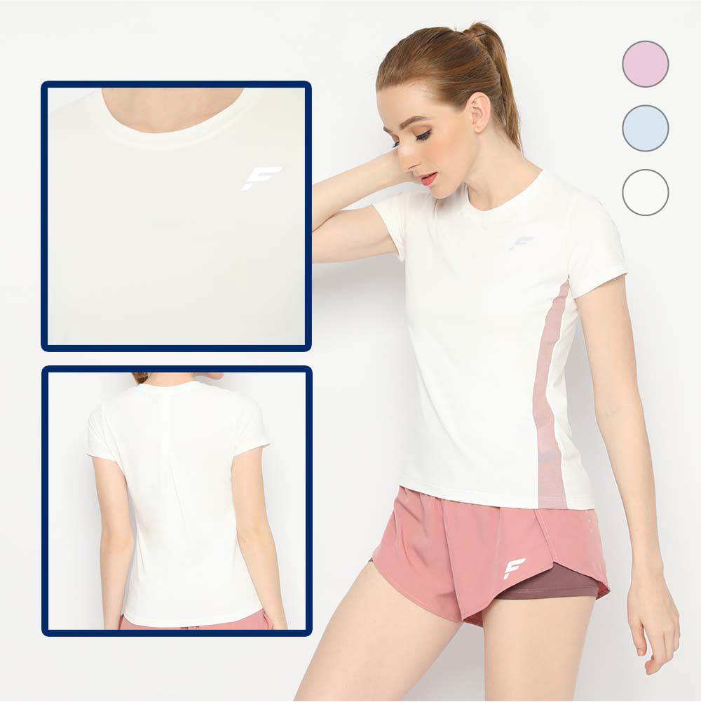 Jual Felco Running Active Shirt White Woman || Baju Kaos Olahraga Putih ...
