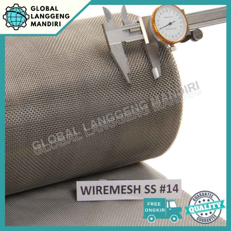 Jual Wire Mesh 14 Stainless (304) 1.5mx0.32mmx1m / Kawat Nyamuk ...