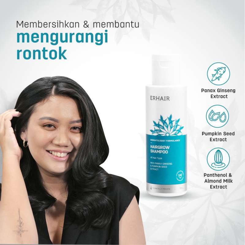 Promo Paket Erha Erhair Penumbuh Rambut, Erha Hairgrow Shampoo 250 Ml ...
