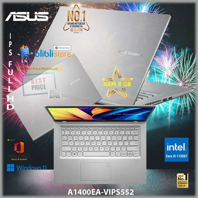 Jual Asus Vivobook 14 A1400EA VIPS551 VIPS552 Notebook [Core i5-1135G7 ...