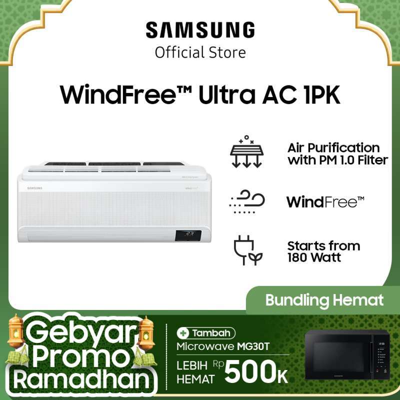 Promo Samsung Ac Windfree™ Ultra Ac 1pk With Air Purification Pm1.0 ...