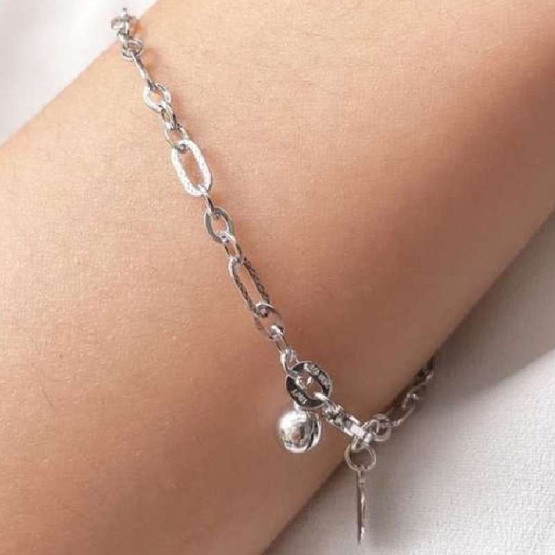 Jual Gelang Emas Putih Kadar 750 (17k) Model Variasi Berat 1 - 7 Gram ...