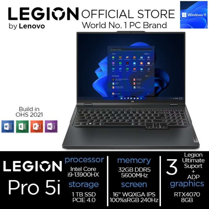 Promo Lenovo Legion Pro Irx Aid Intel I Hx Gb Tb Ssd Rtx G W Ohs