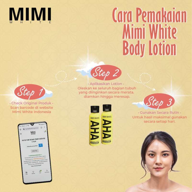 Promo Mimi White Body Lotion Niacinamide 100 Ml Diskon 16% Di Seller ...