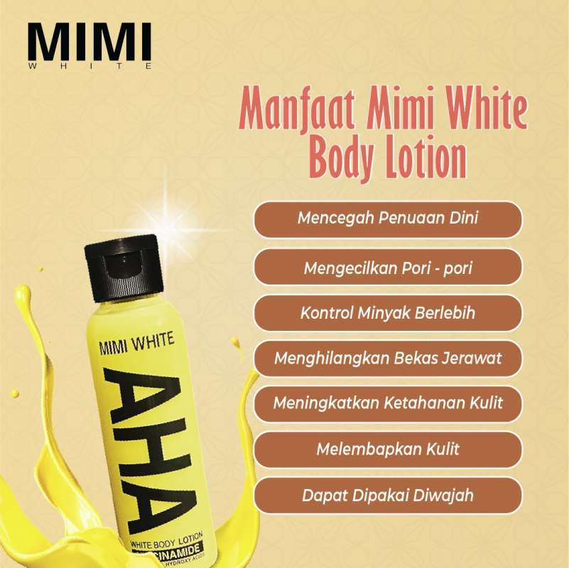 Promo Mimi White Body Lotion Niacinamide 100 Ml Diskon 16% Di Seller ...
