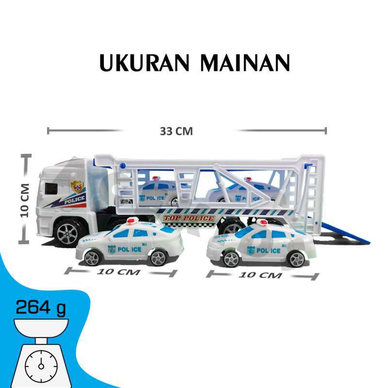 Promo Mainan Anak Truk Kontener Truk Gandeng Angkat Alat Konstruksi ...
