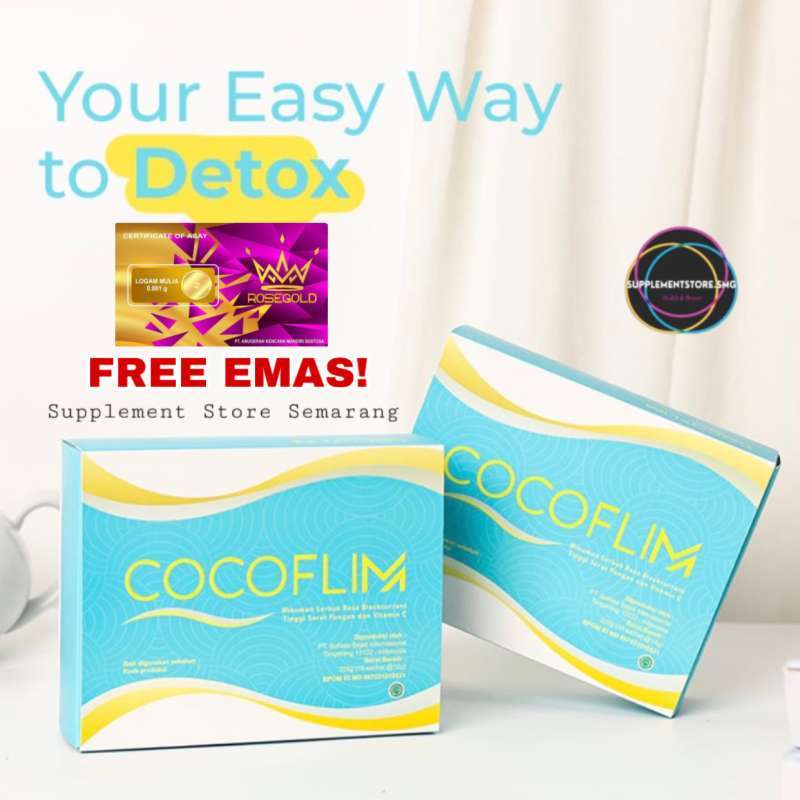Promo [free Gold] Cocoflim Fiber 1 Box Isi 15 Sachet Diet Detox ...