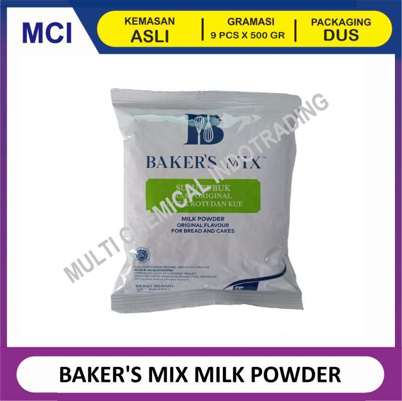 Jual 1 Dus 9 Pcs - Baker's Mix Milk Powder Bakers Mix Susu Bubuk Anchor ...