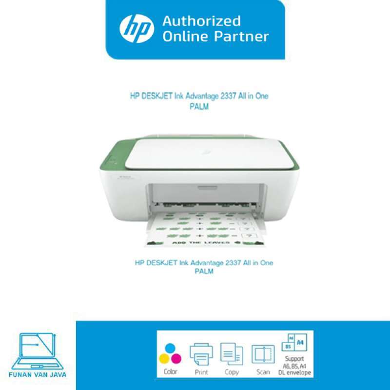 Promo Printer HP DeskJet Ink Advantage 2337 Palm Green All-in-One ...