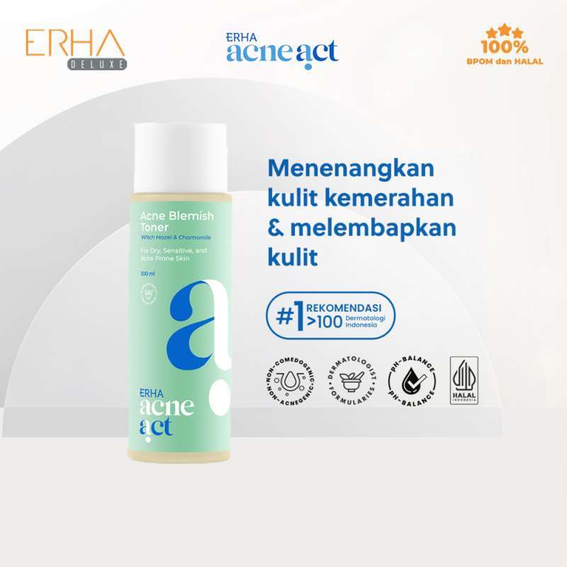 Promo Erha Acneact Witch Hazel Acne Blemish Toner - Toner Wajah Jerawat ...