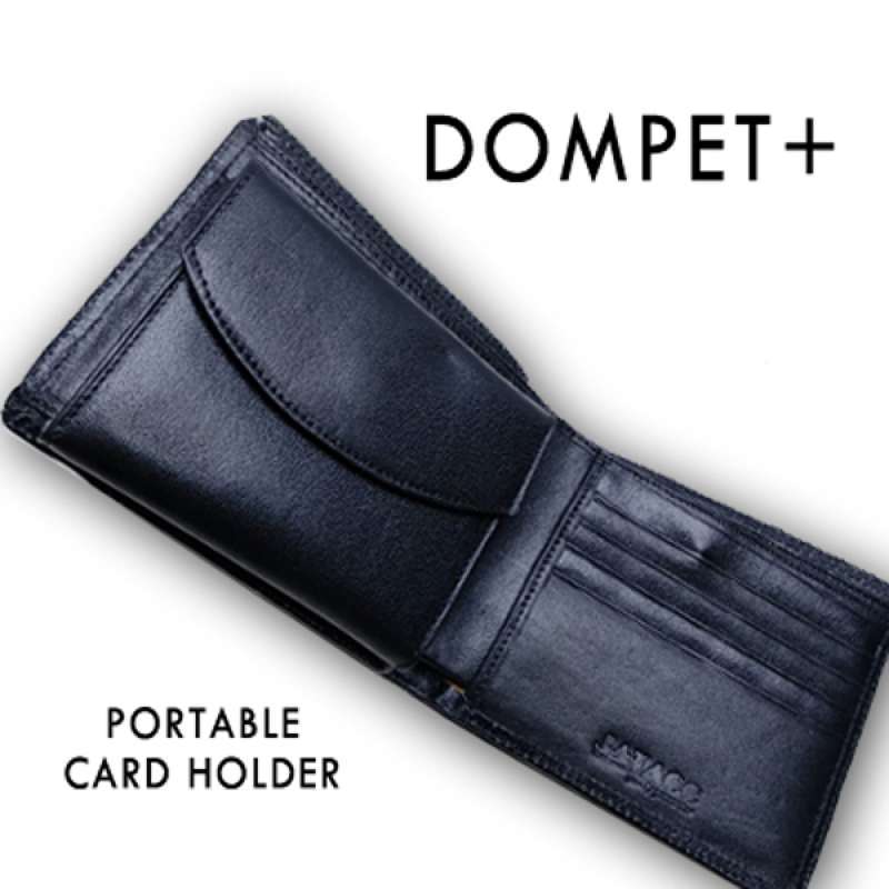 Jual Dompet Pria Kulit Asli |dompet Plus Card Holder 2 In 1 - Hitam Di ...