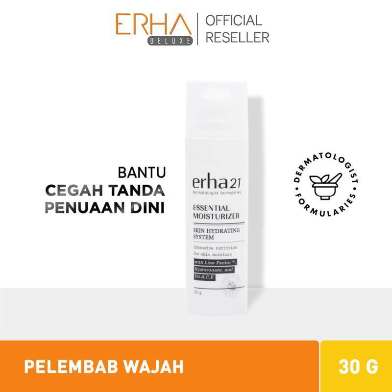 Promo Erha Essential Moisturizer, Krim Pelembab Wajah Anti Aging Dgn ...