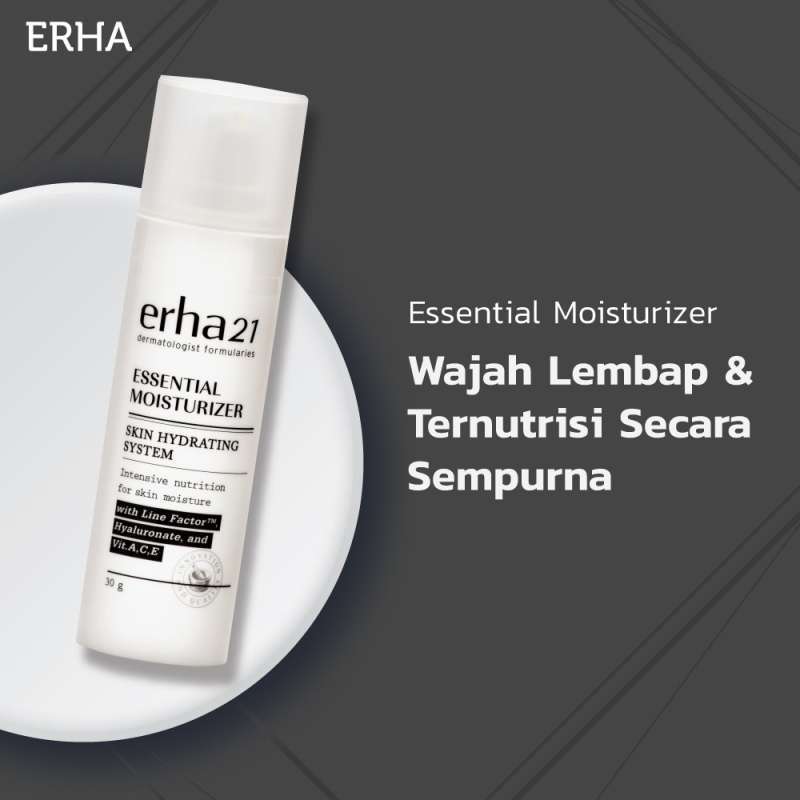 Promo Erha Essential Moisturizer, Krim Pelembab Wajah Anti Aging Dgn ...