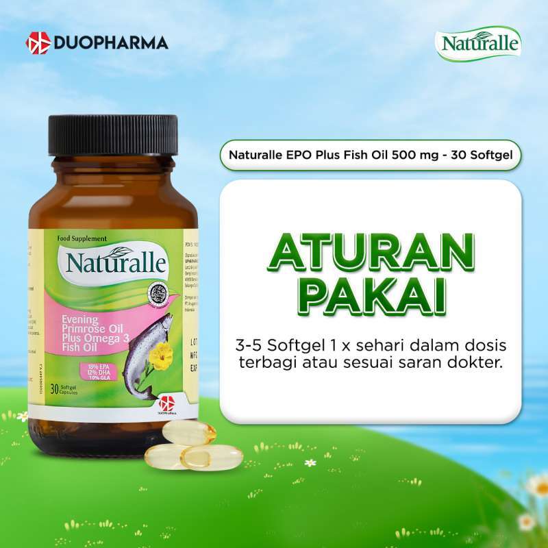 Promo Naturalle Evening Primrose Oil + Fish Oil 1000mg - 30 Softgel ...