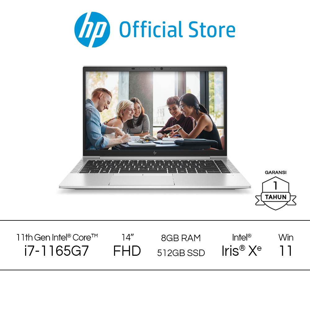 Jual Laptop HP EliteBook 840 G8 Notebook Intel Core I7 1165G7 Intel Iris X Graphic 8GB RAM