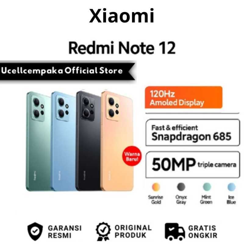 Jual Xiaomi Redmi Note 12 8/128gb Di Seller Ucellcempaka Official Store ...