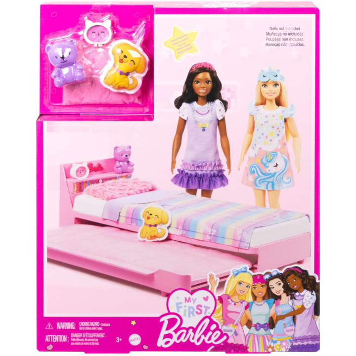 Promo Barbie Furniture For Preschoolers, My First Barbie Bedtime ...
