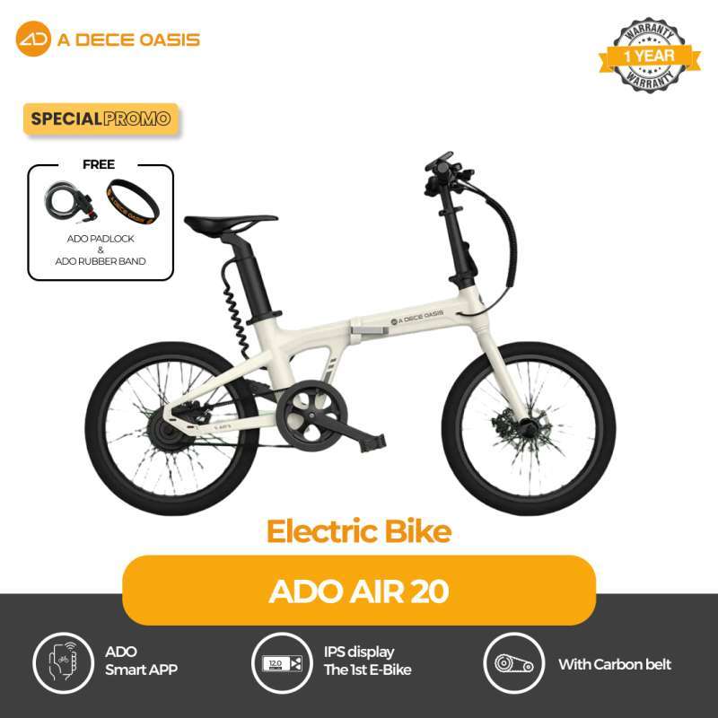 Jual Ado Air 20 Sepeda Listrik Folding Electric Bike Di Seller Ado Ebike - Ado Ebike - Kota ...