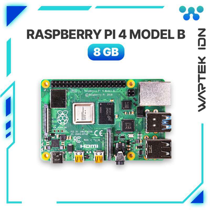 Jual Single Board Computer Raspberry Pi 4 Model B Ram 8gb Made In The ...
