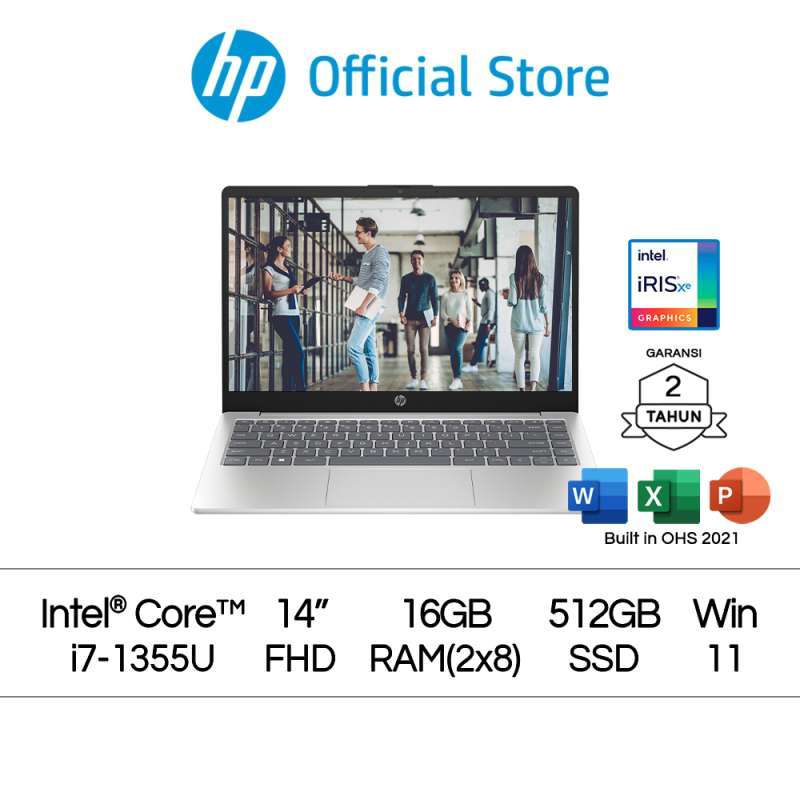 Jual Hp Laptop 14-ep0019tu/16 Gb/ Core I7/intel® Iris® Xᵉ Graphics/ 512 ...