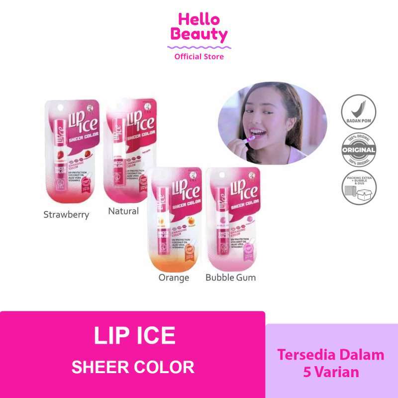 Promo Lip Ice Sheer Color Lip Balm Diskon 25% Di Seller Hello Beauty ...