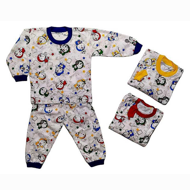 baju doraemon putih