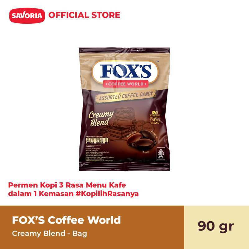 Jual Bandung - Fox's Coffee World Creamy Blend Bag - Permen Kopi 90g Di Seller Savoria Bandung ...