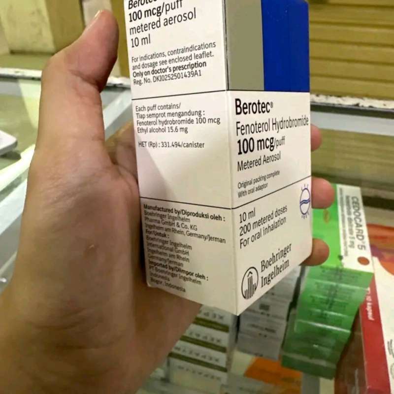 Jual Berotec Inhaler(resep Dokternya Foto Aja Kertas Coretan Biasa) Di ...