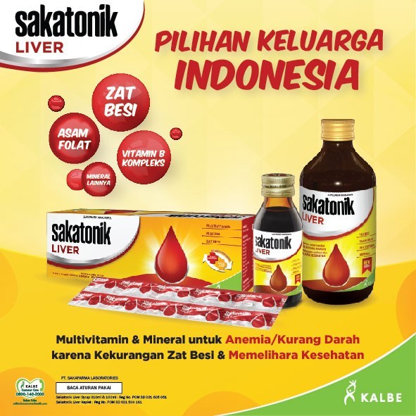 Promo Sakatonik Aktiv Liver Kaplet Dewasa Multivitamin Zat Besi Isi 10 ...