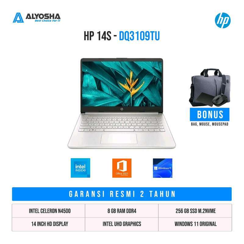 Promo Hp S Dq Tu Intel Celeron N Gb Gb Ssd Uhd Graphics Win Ohs Diskon Di