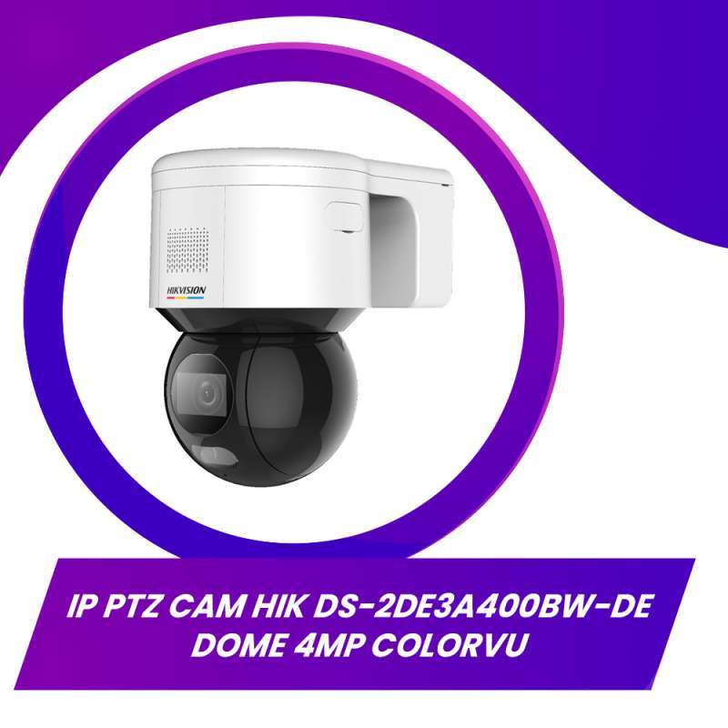 Promo IP PTZ CAM HIKVISION DS-2DE3A400BW-DE SPEED DOME 4MP COLORVU ...