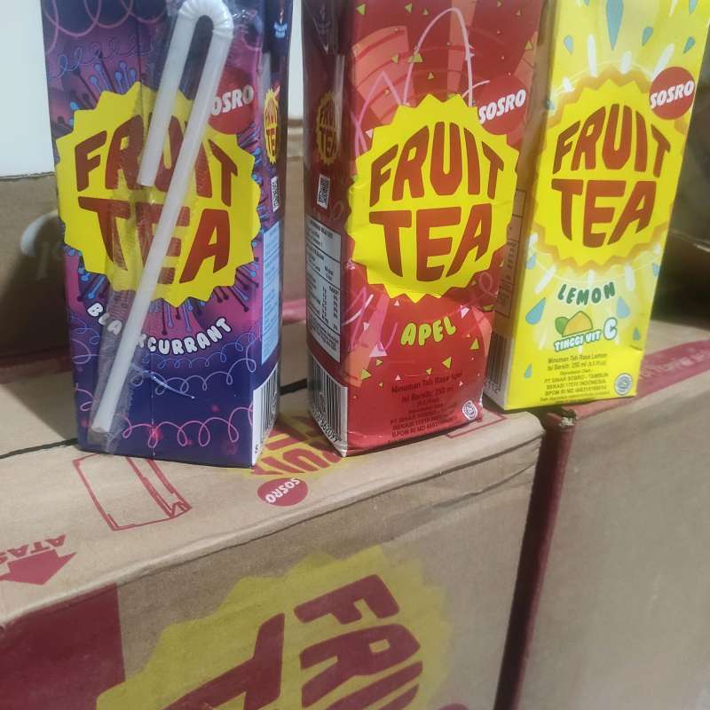 Jual Fruit Tea 200 Ml Kemasan Pouch 1 Dus Isi 24 Di Seller Sembako Dan ...