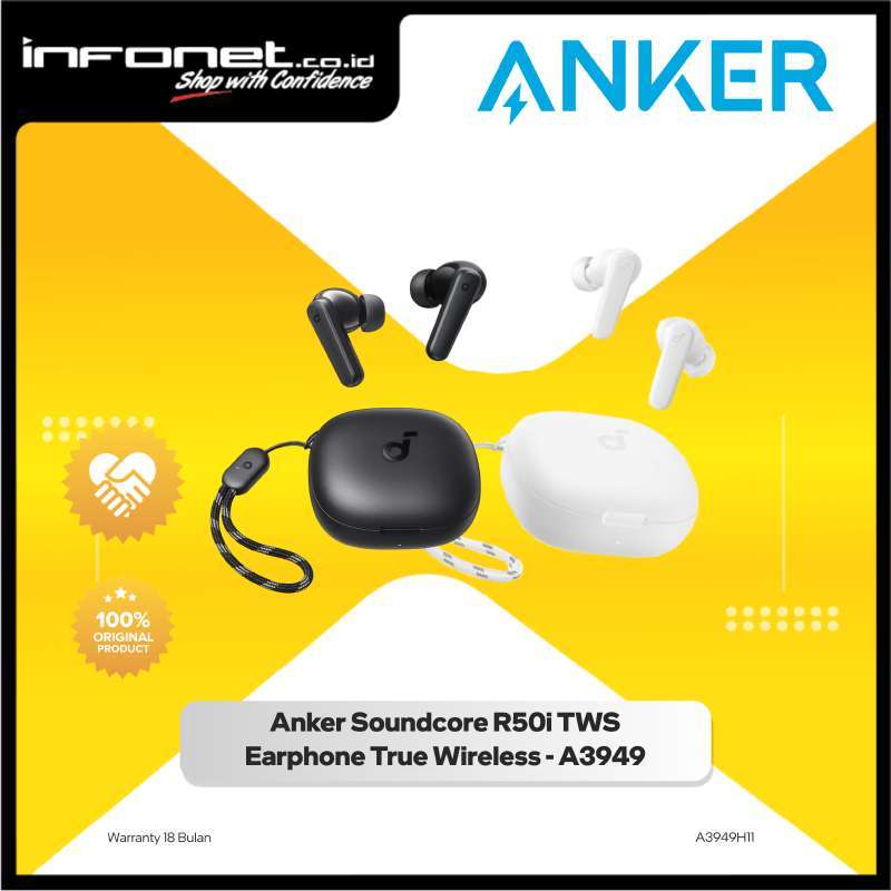 Jual Anker Soundcore R50i Tws Earphone True Wireless - A3949 - White Di ...
