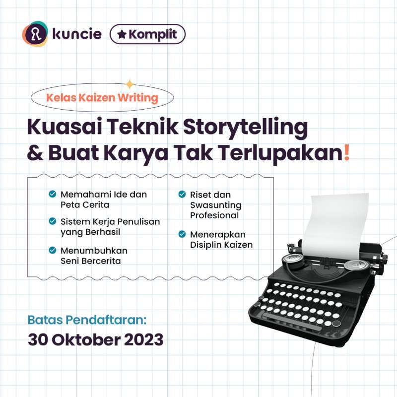 Jual Kuncie - Kaizen Writing Bersama Dee Lestari Di Seller Kuncie ...