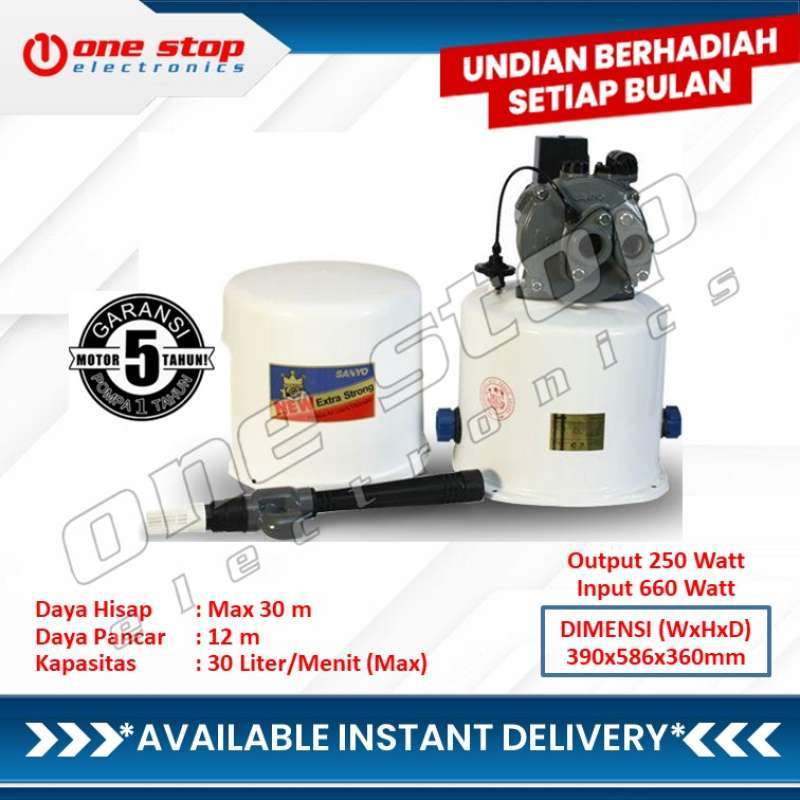 Jual Pompa Air Sumur Dalam Sanyo Otomatis Original, Murah & Diskon ...