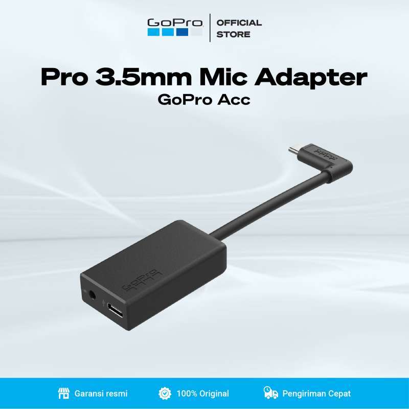 Promo Gopro Pro 3.5mm Mic Adapter Diskon 15% Di Seller Gopro ...