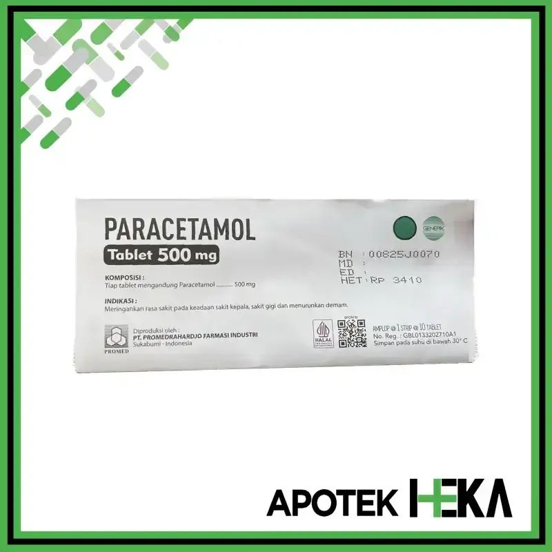 Jual Paracetamol 500 Mg 🏷️ 100% Original, Harga & Kualitas Terbaik Juni ...