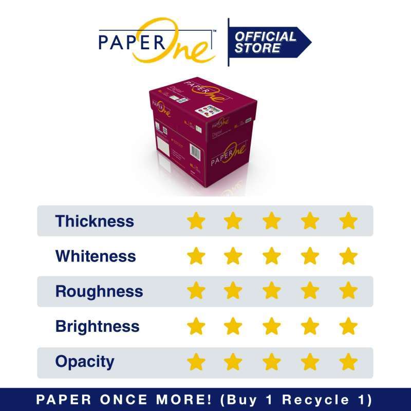 Promo Paperone Kertas A4 80gr Digital Carbon Neutral 1 Box (2500 Lembar ...