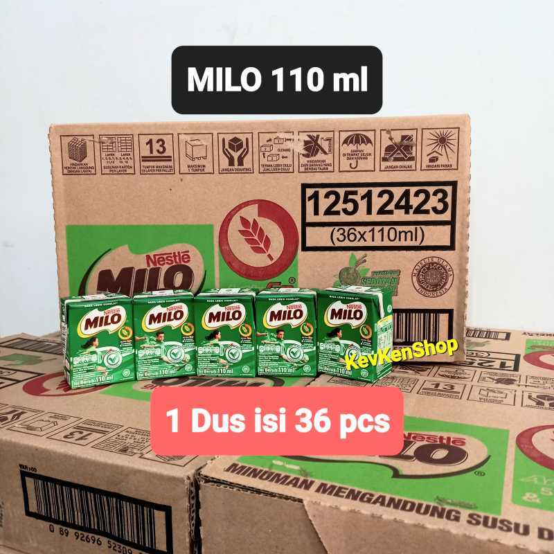 Jual Milo Uht Susu 110 Ml Cokelat Activ Go 110ml Harga Per Dus Isi 36 ...