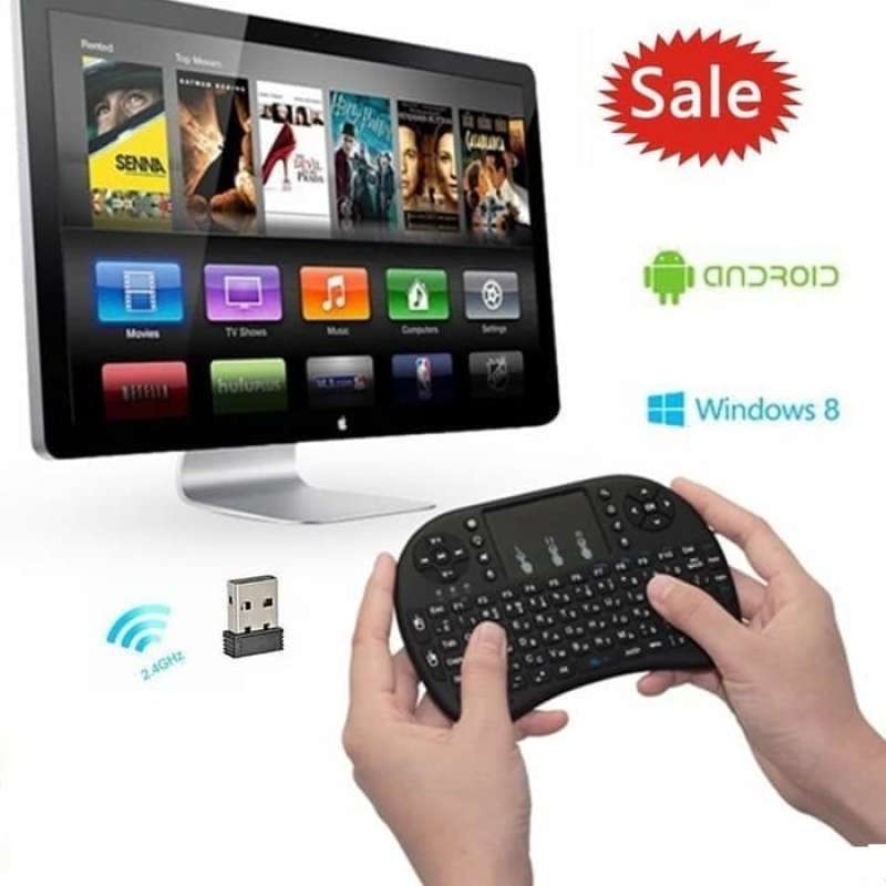 Jual Smart Mini Keyboard Wireless I8 2.4g For Pc Android Tv Box Di ...