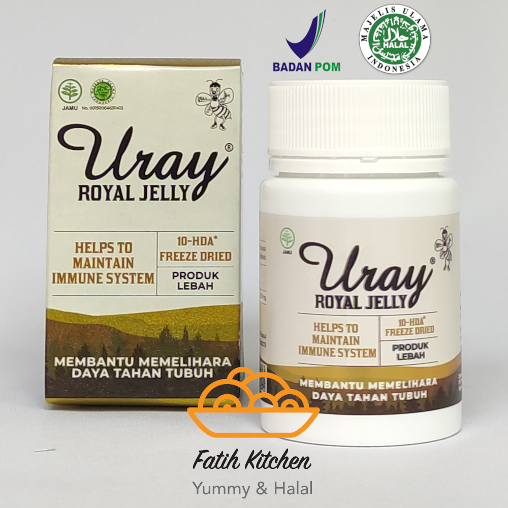 Jual Uray Royal Jelly Murni 30 Kapsul Halal MUI BPOM di Seller Fatih ...