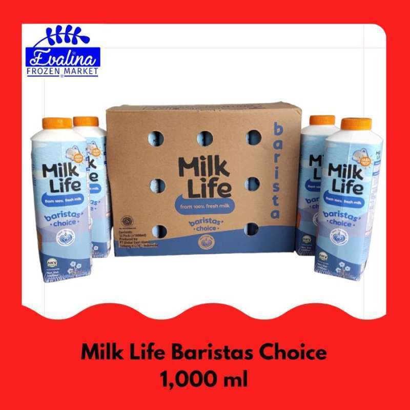 Jual Fresh Milk Life 1l Milklife Barista Choice 1000 Ml Milk Life ...