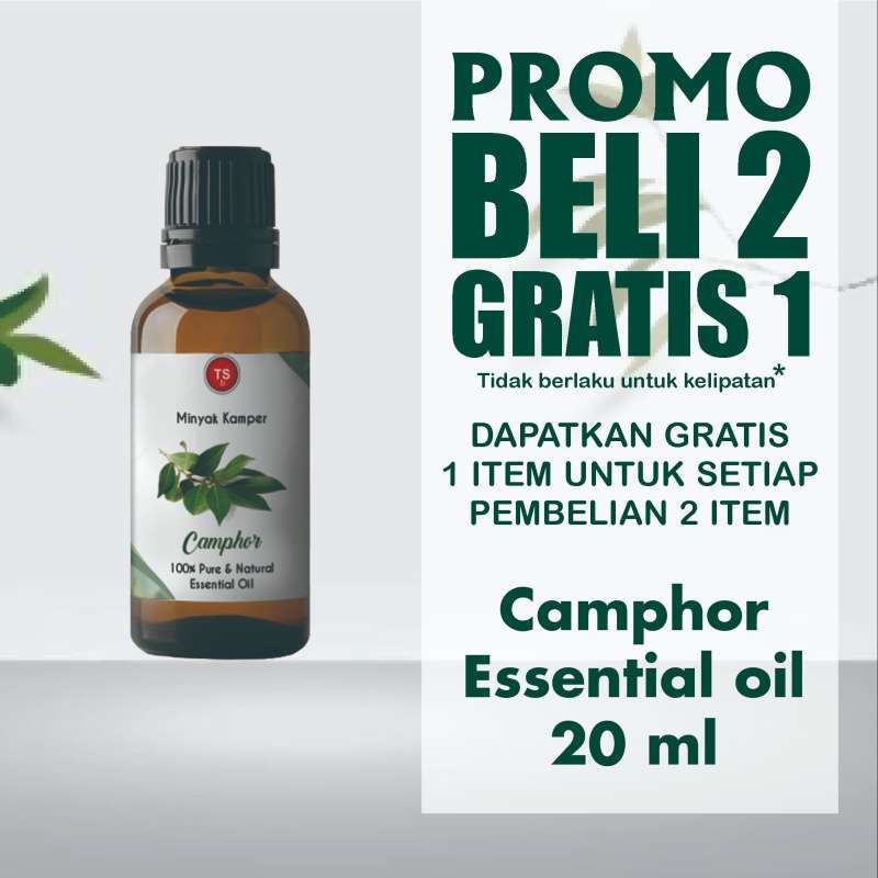 Promo Tsbali Camphor Oil Minyak Kamper Essential Oil 100% Murni 20ml ...
