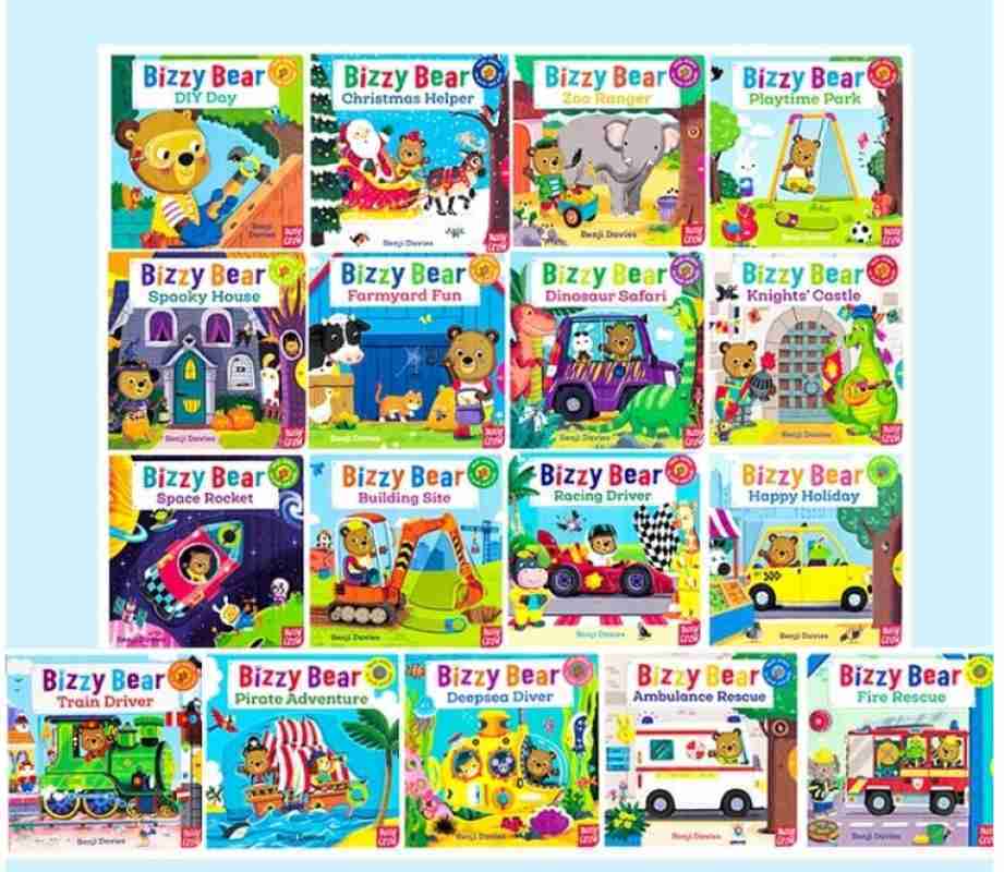 Jual Fg Buku Import Bizzy Bear Slider Pull And Push Board Books Buku ...