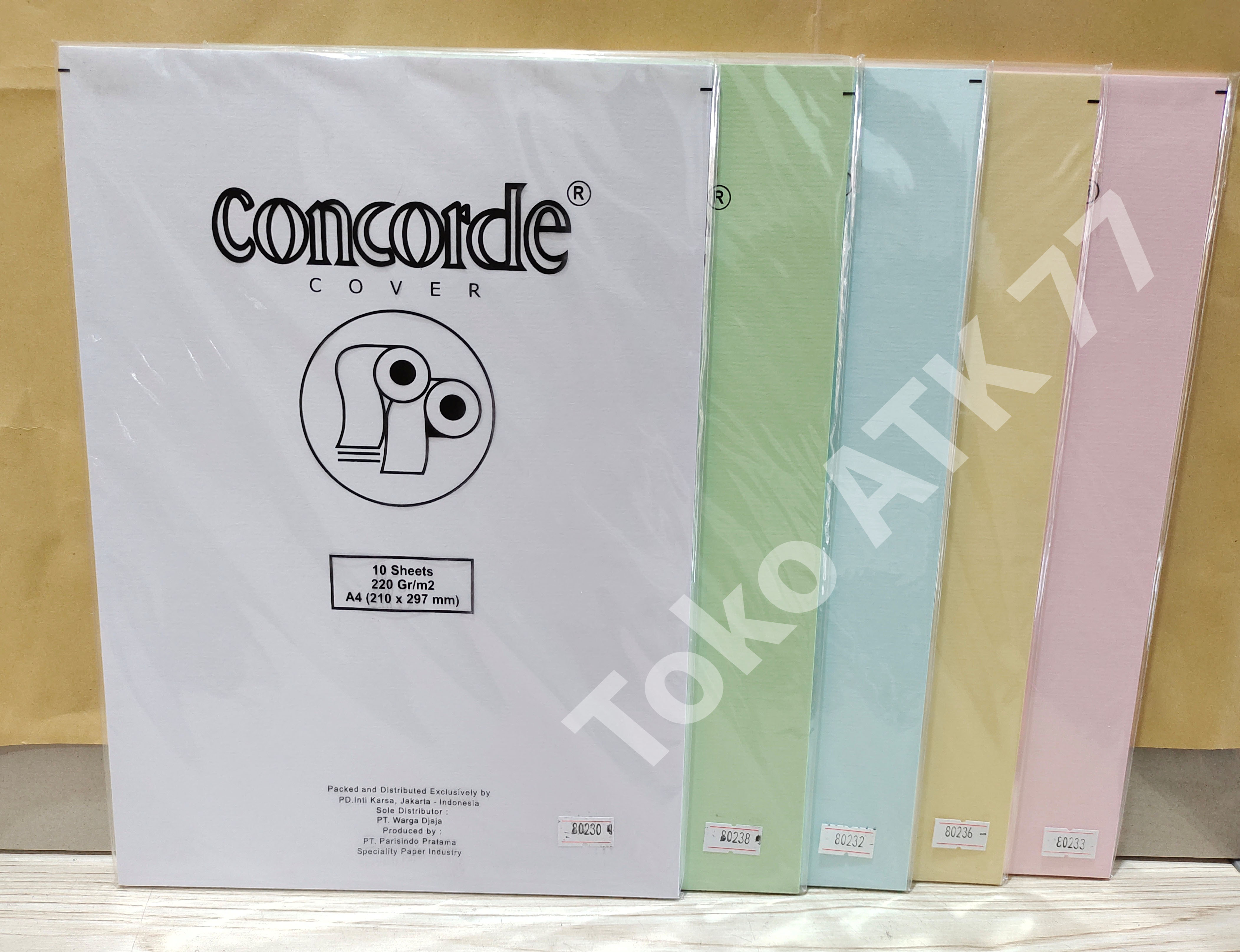 Jual Kertas Concorde Sertipikat Sertifikat Piagam Tebal A4 220g 10lembar Putih Biru Hijau Krem ...