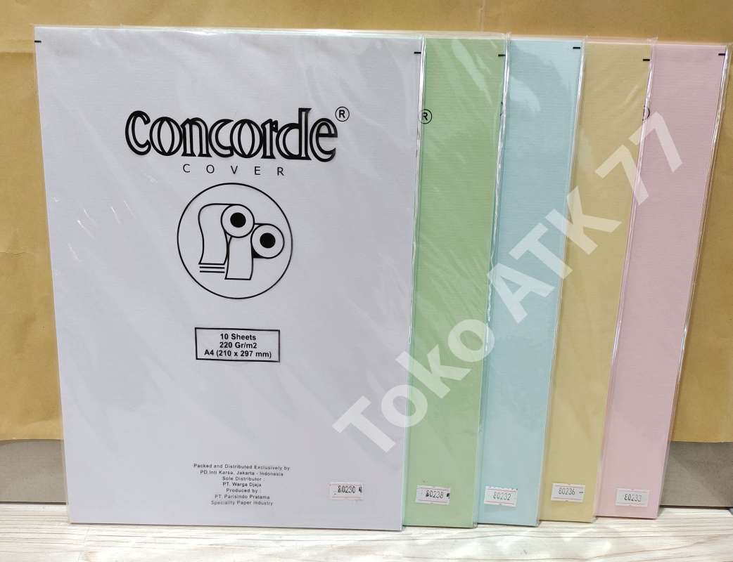 Promo Kertas Concorde Sertipikat Sertifikat Piagam Tebal A4 220g ...