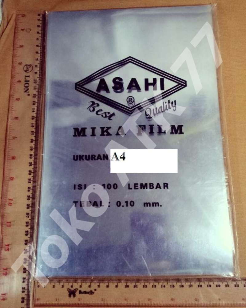 Jual Plastik Mika Mica Film A4 Asahi Bagus Murah 20 Lembar Ready Stock Di Seller Toko Atk 77 ...