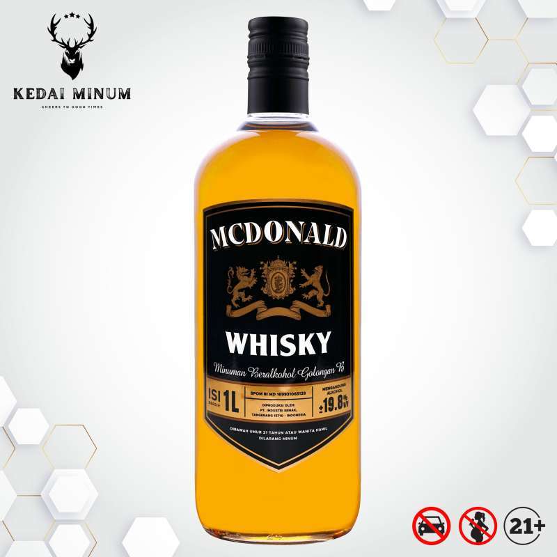 Jual Mc Donald Whisky Absolute - 1000 Ml Di Seller Kedai Minum ...