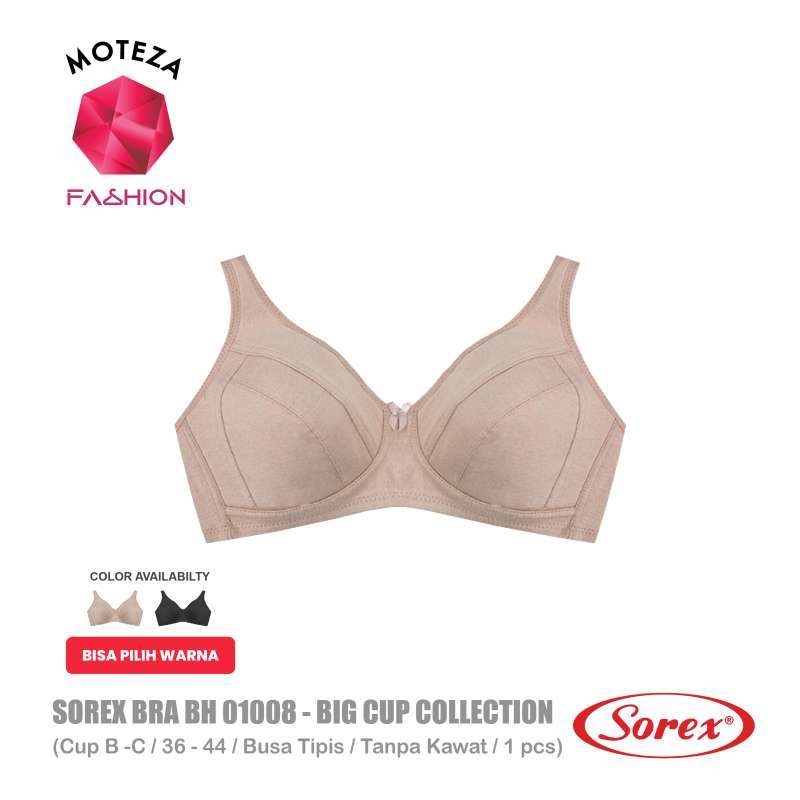 Jual Sorex Bra Wanita-BH 01008 Busa Big Cup Besar Jumbo Tanpa Kawat -Kait 3 - BIG CUP Collection ...